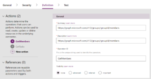 HOW TO: Make a custom connector for PowerApps and Flow that calls the Microsoft Graph API - Todd ...
